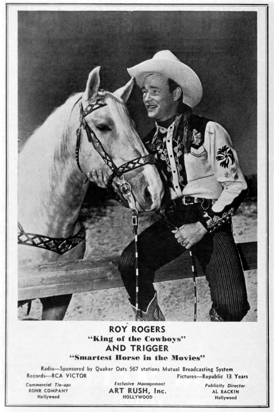 How celebrity cowboy Roy Rogers sparked a Wild West frenzy in the 1950s ...