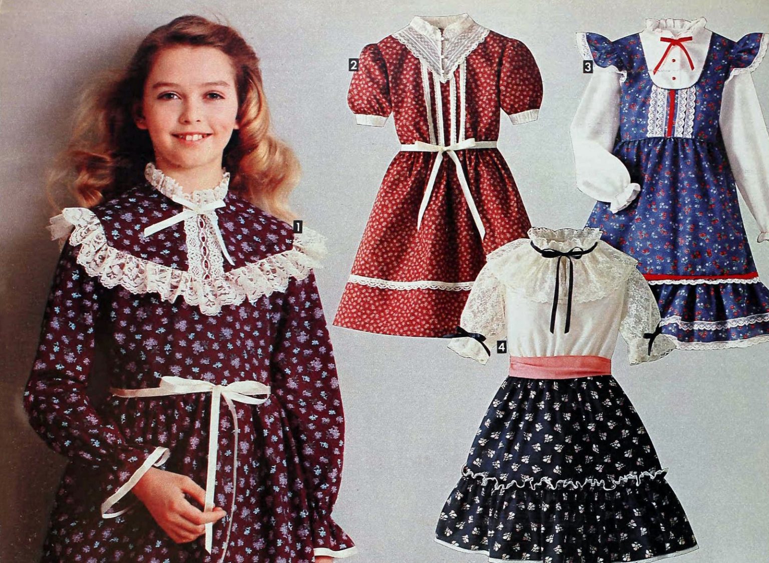 Old-school cottagecore: The prairie dress had a big comeback in the 80s ...