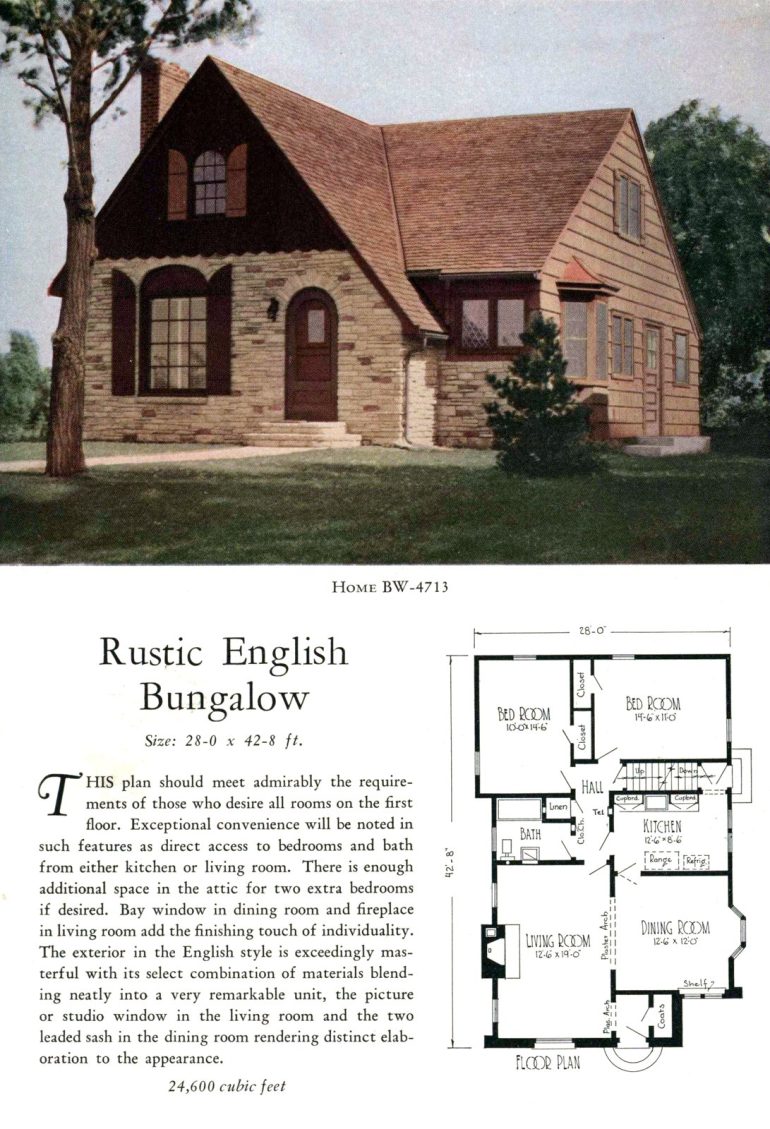 1940s house plans: These vintage starter home designs were small but ...