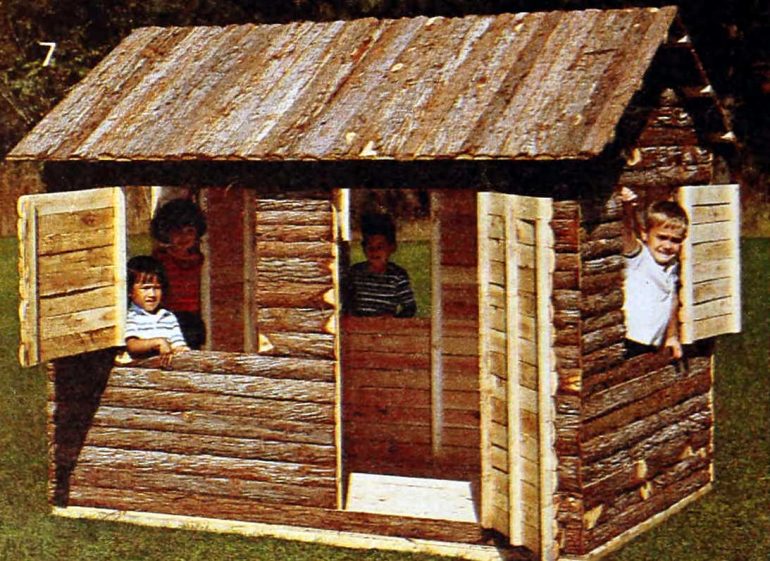Vintage playhouses & forts: Old-fashioned fun for kids - Click Americana