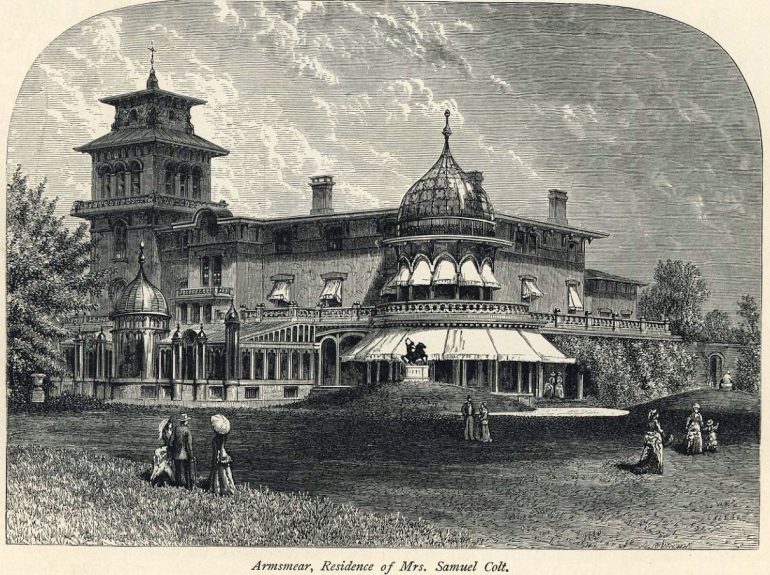 See Samuel Colt's famously over-the-top Victorian mansion, Armsmear ...