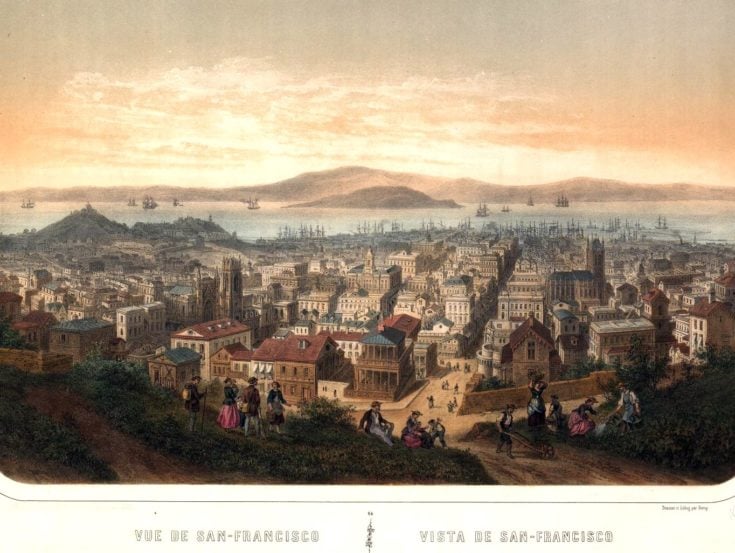 19th century San Francisco skyline: From a brand-new city to busy ...