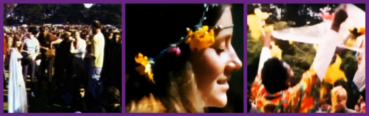 Allen Ginsberg and the San Francisco Human Be-In (1967) - Click Americana