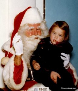 Photos with Santa from decades ago don't really look all that different ...