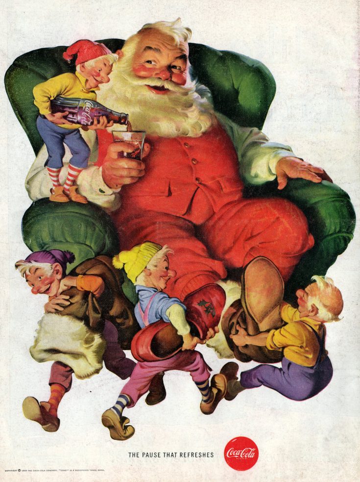 12 vintage Coca-Cola Christmas ads, starring Santa Claus (1931-1963 ...