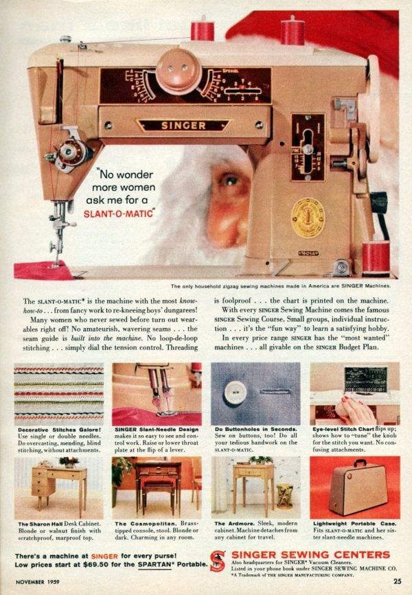 1950s Singer sewing machines were a triumph of vintage engineering ...