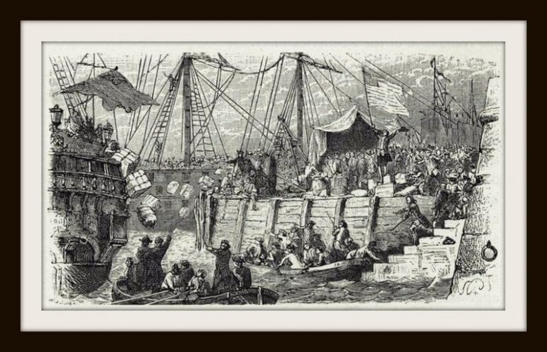 The true story of the Boston Tea Party (1773) - Click Americana