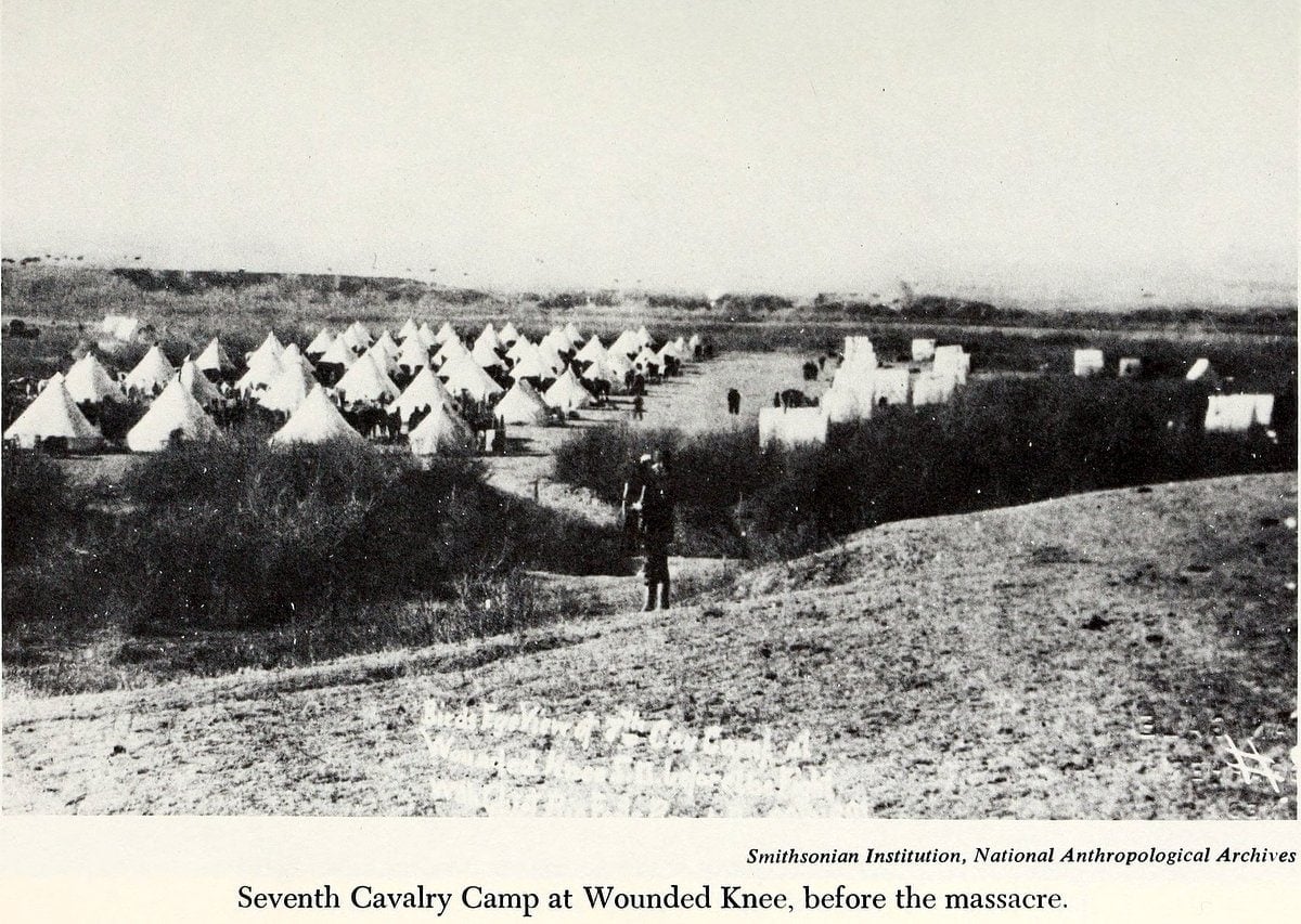 The history of the Wounded Knee Massacre: Reports from the scene, and ...