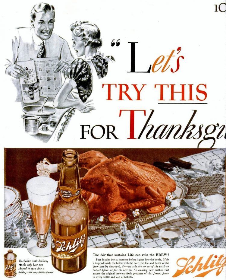 Schlitz beer through the decades: A look back at old ads & big claims ...