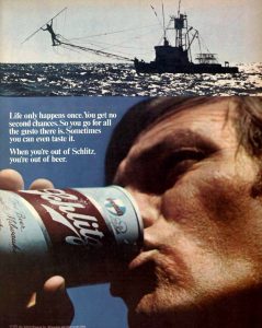 Schlitz beer through the decades: A look back at old ads & big claims ...