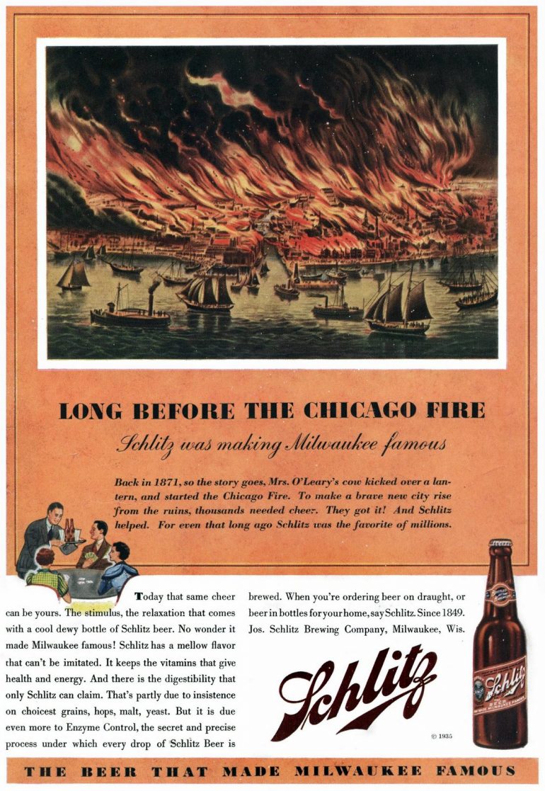 Schlitz beer through the decades: A look back at old ads & big claims ...