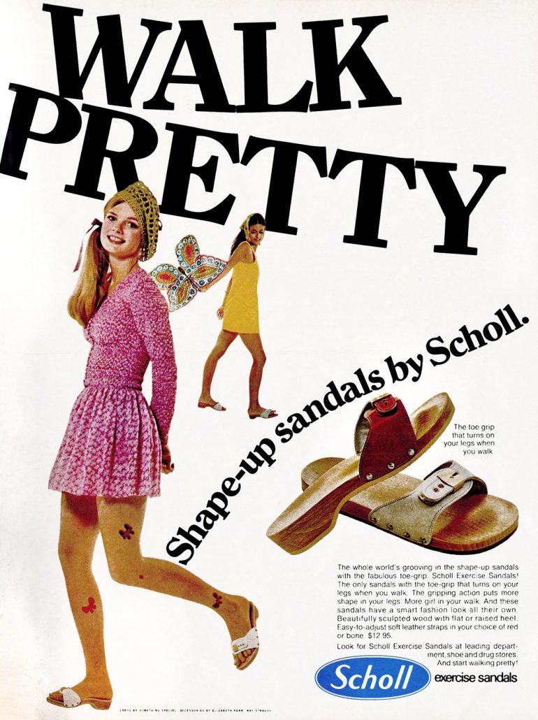 Vintage Dr Scholl's Exercise Sandals & Toe Hugger shoes for women ...