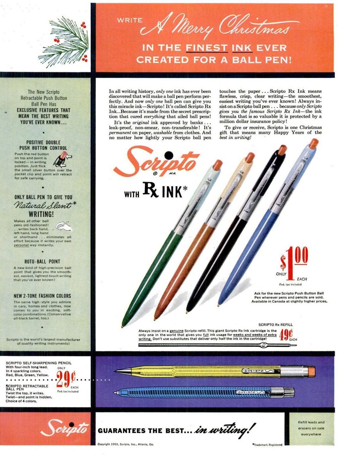 Vintage ballpoint pens - from Sheaffer, Parker, Bic, Paper-Mate ...