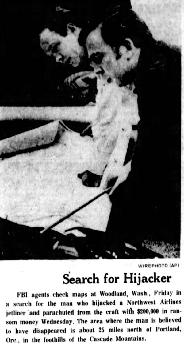 The mystery of DB Cooper, the hijacker who got $200,000 then jumped ...