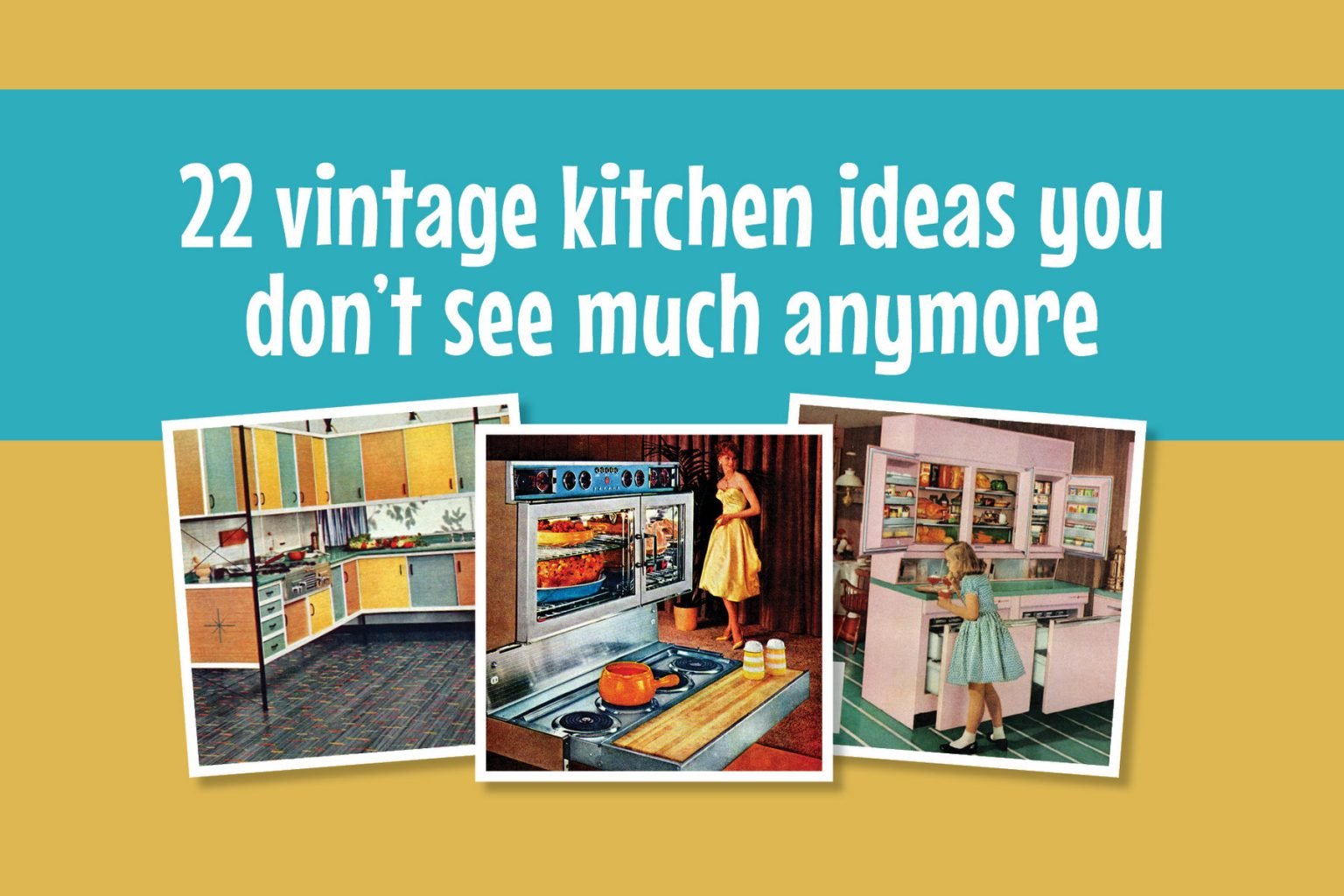 See 10 old-fashioned gas ranges from '50s kitchens - Click Americana