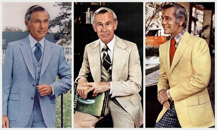 Johnny Carson’s line of polyester suits was a huge seller in the ’70s ...