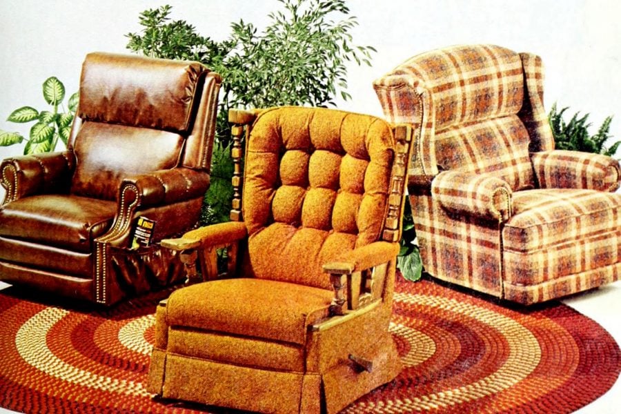 See old La-Z-Boy recliners & other easy chairs, swivel rockers and more ...