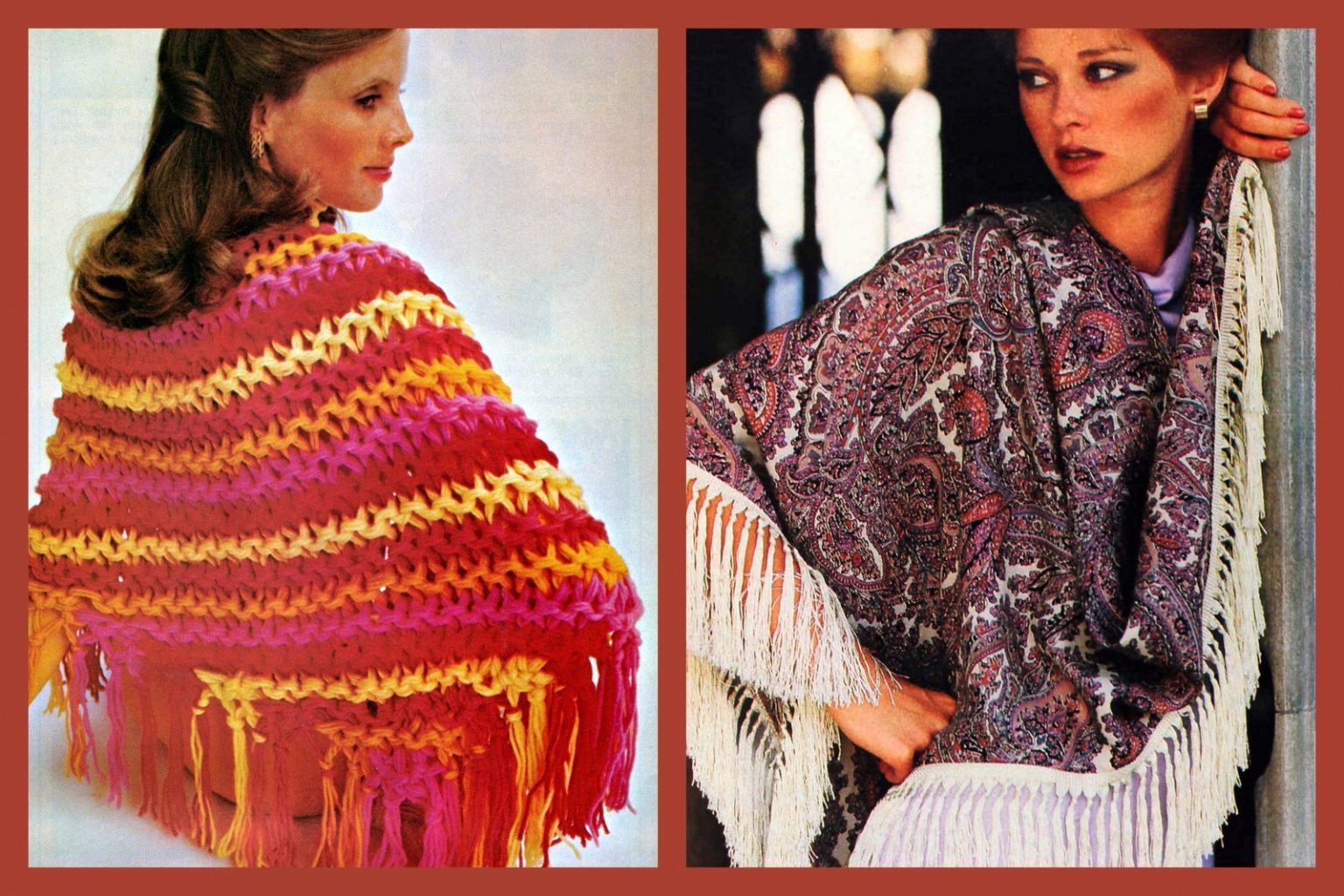 See 25 super 70s shawl styles: The fashion extra that could work with ...