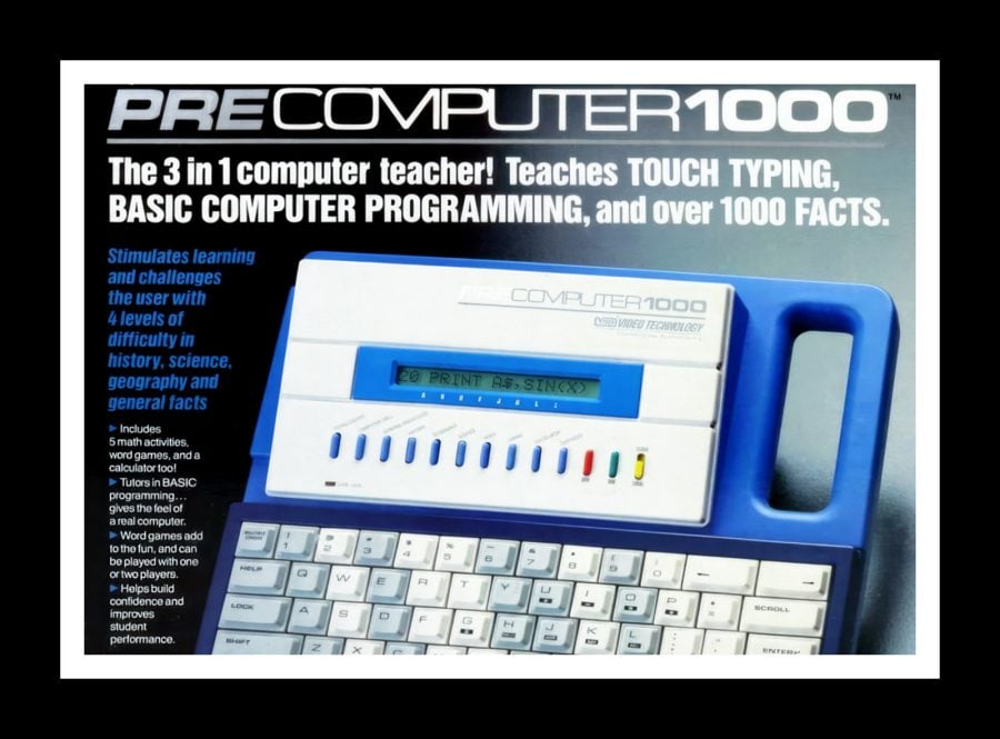 See the old VTech PreComputer 1000 from the 1980s - Click Americana