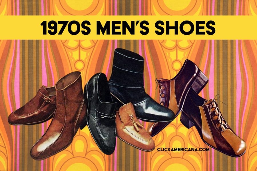 1970s men's shoes came in a variety of bold (and sometimes wild) styles - Click Americana