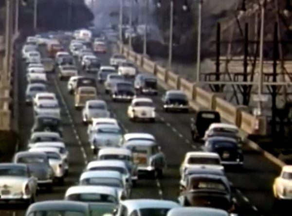 See what California rush hour traffic was like in the 1950s - Click ...