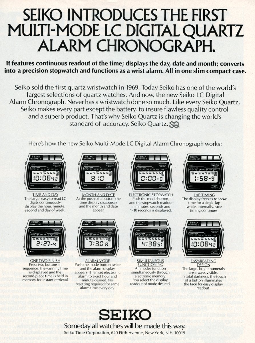 Digital watches: The hot tech trend of the '70s & '80s - Click Americana