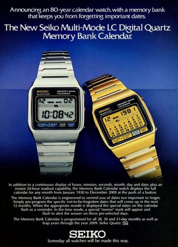 Digital watches: The hot tech trend of the '70s & '80s - Click Americana