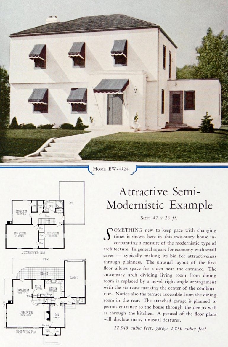 These popular 1930s home styles & floor plans had classic and enduring ...
