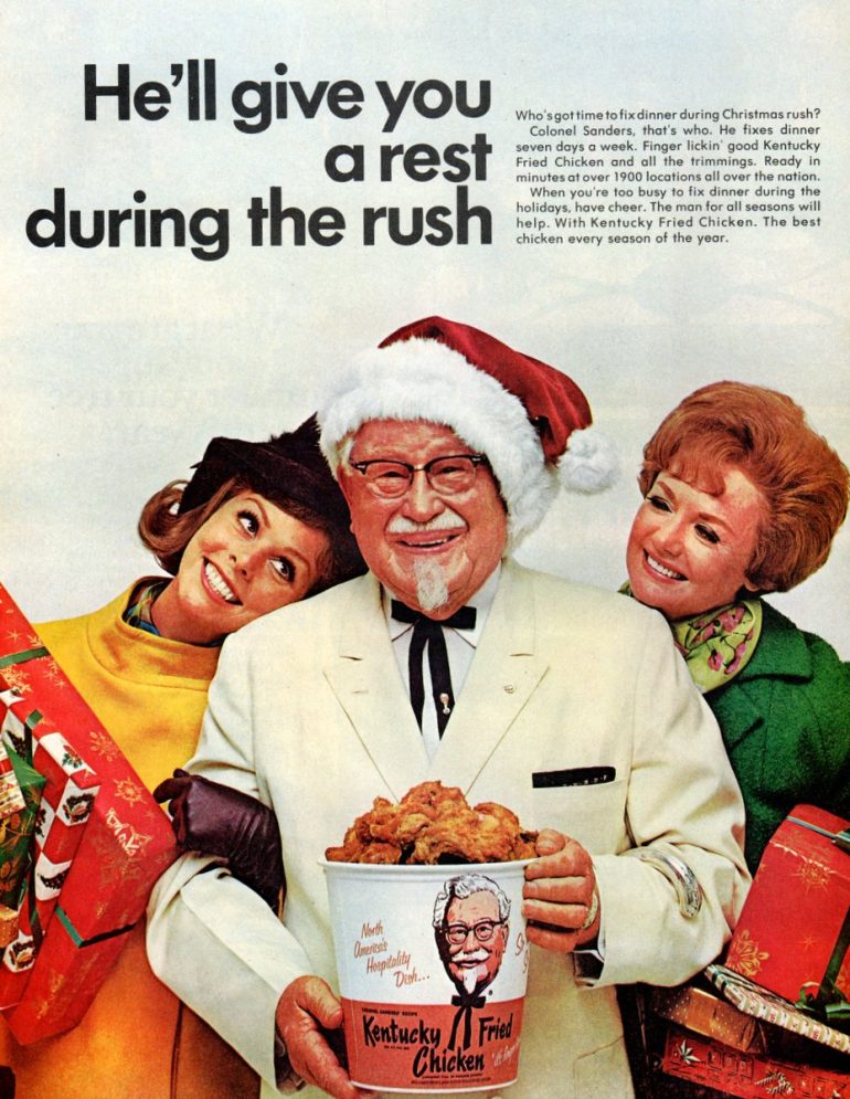 Kentucky Fried Chicken for Christmas? In the '60s, it was a thing ...