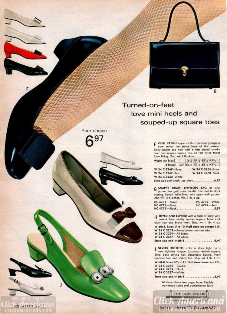 These vintage 1960s shoes for women were fashionable & far out - Click ...