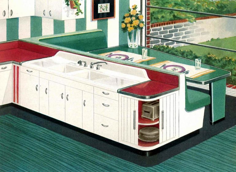 40 vintage breakfast nook ideas to make a cozy kitchen corner - Click ...