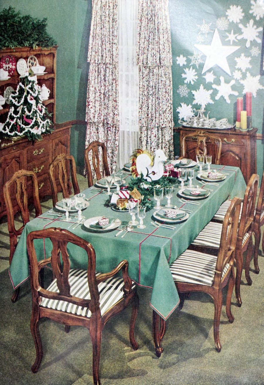 Festive Christmas table settings: Ideas for holiday tables with retro ...
