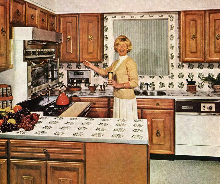 20 vintage 1960s kitchen tile design ideas & popular retro mosaic tile ...
