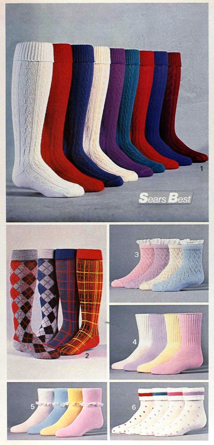 Retro 1980s socks, knee-highs & other sassy sock styles went beyond ...