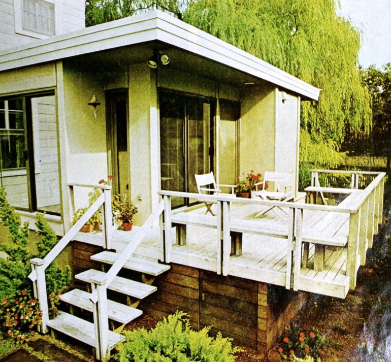 See 41 vintage backyard decks, plus find out how wood decking became a ...