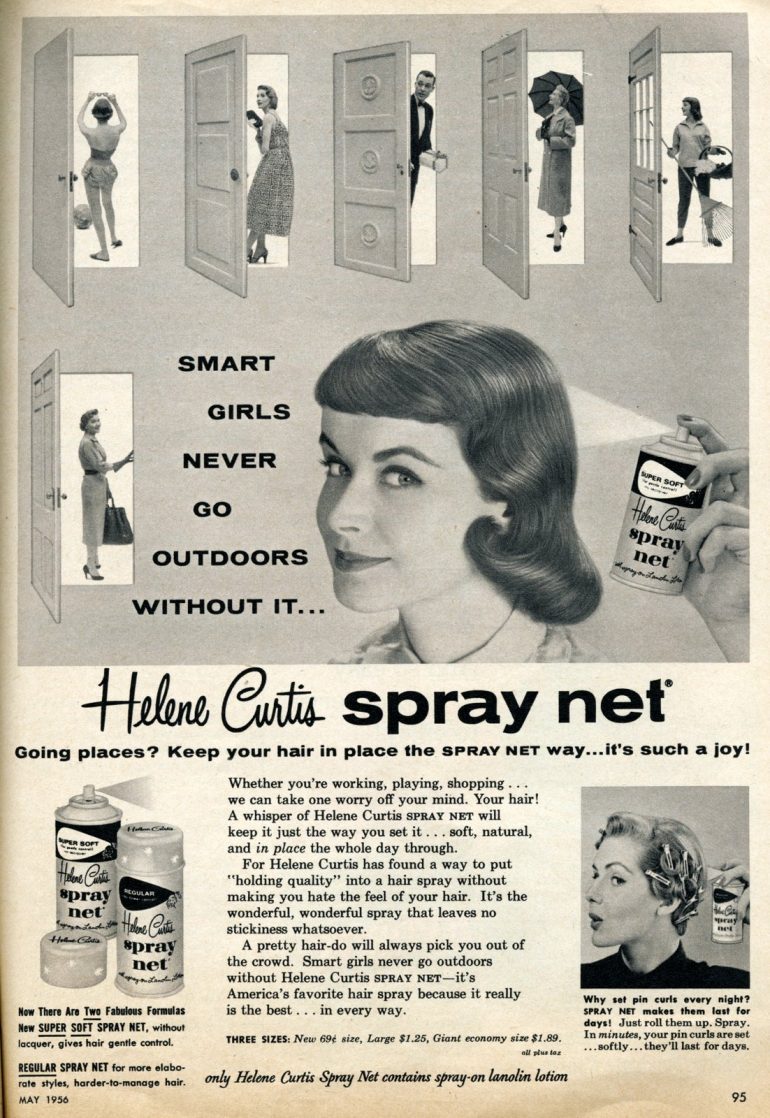 1950s hairspray brands: See the most popular styling products they used ...