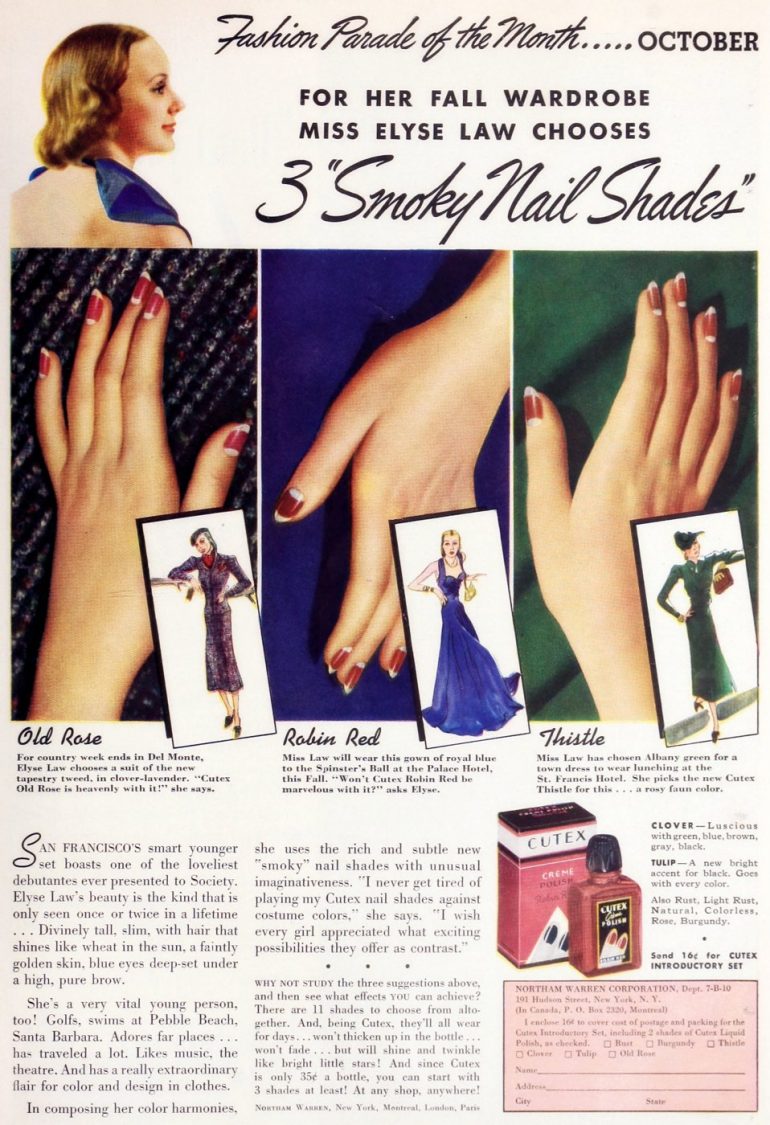 See top vintage nail polish colors & retro brands - Click Americana