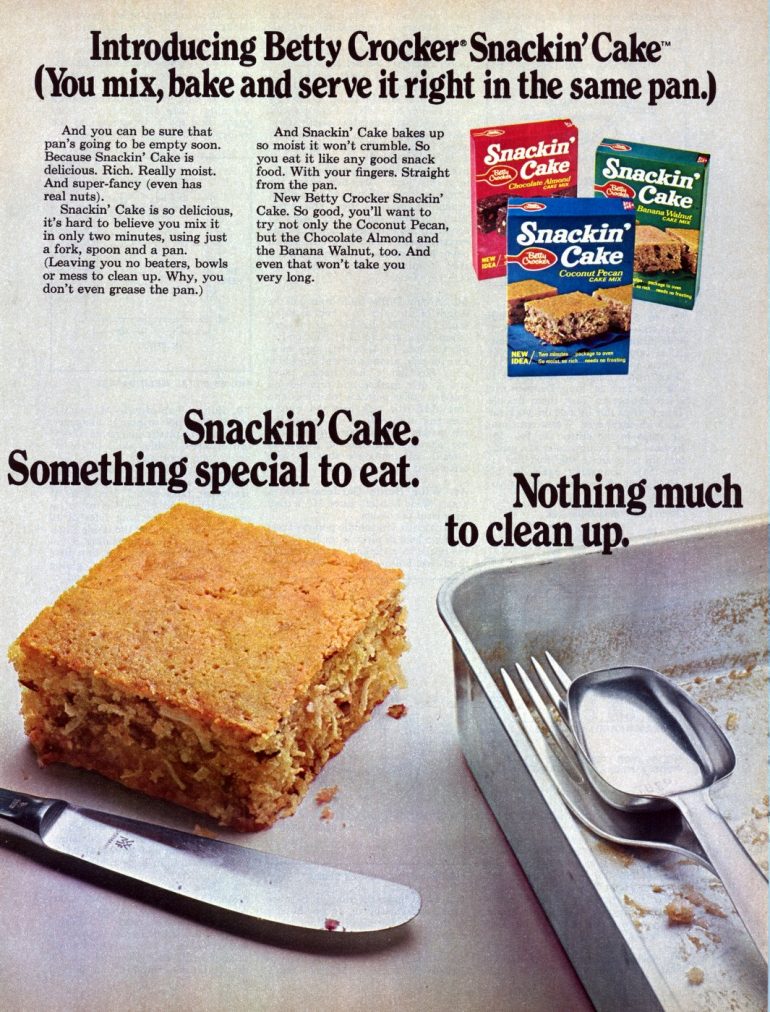 Remember Snackin' Cake - the 1970s dessert you could mix, bake and ...