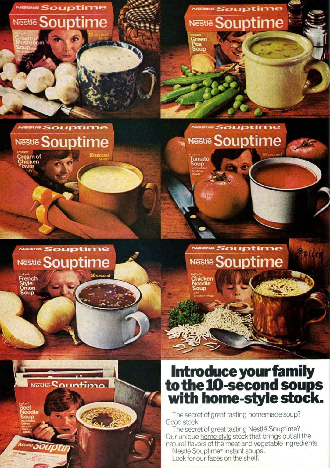 Cup-a-Soup & Souptime instant soup mixes were hot lunch options in the ...