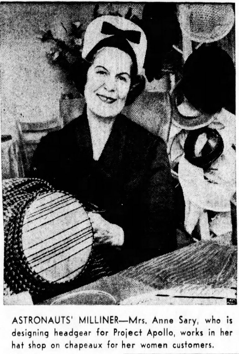 That time NASA hired a hat maker to make headgear for astronauts (1965 ...