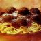 Spaghetti Romano with meatballs (1989) - Click Americana