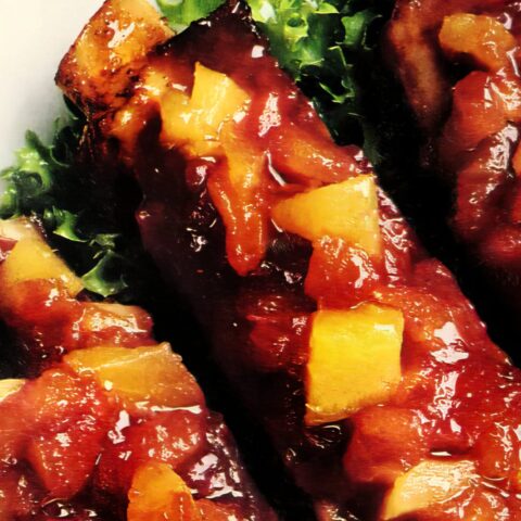 Spicy pineapple baked pork ribs - Click Americana