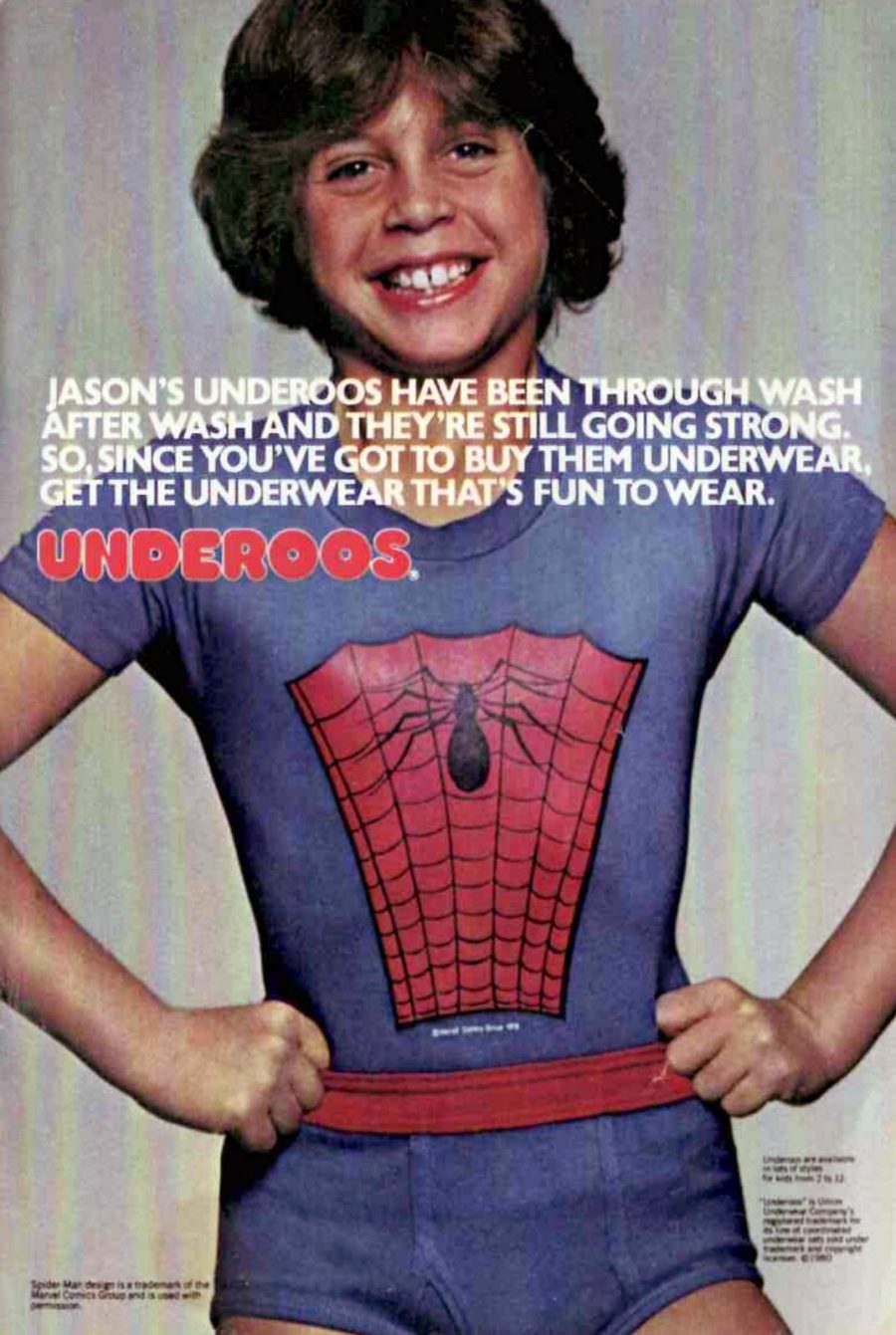 Underoos made boring old kids' underwear fun to wear in the 1970s & 80s ...