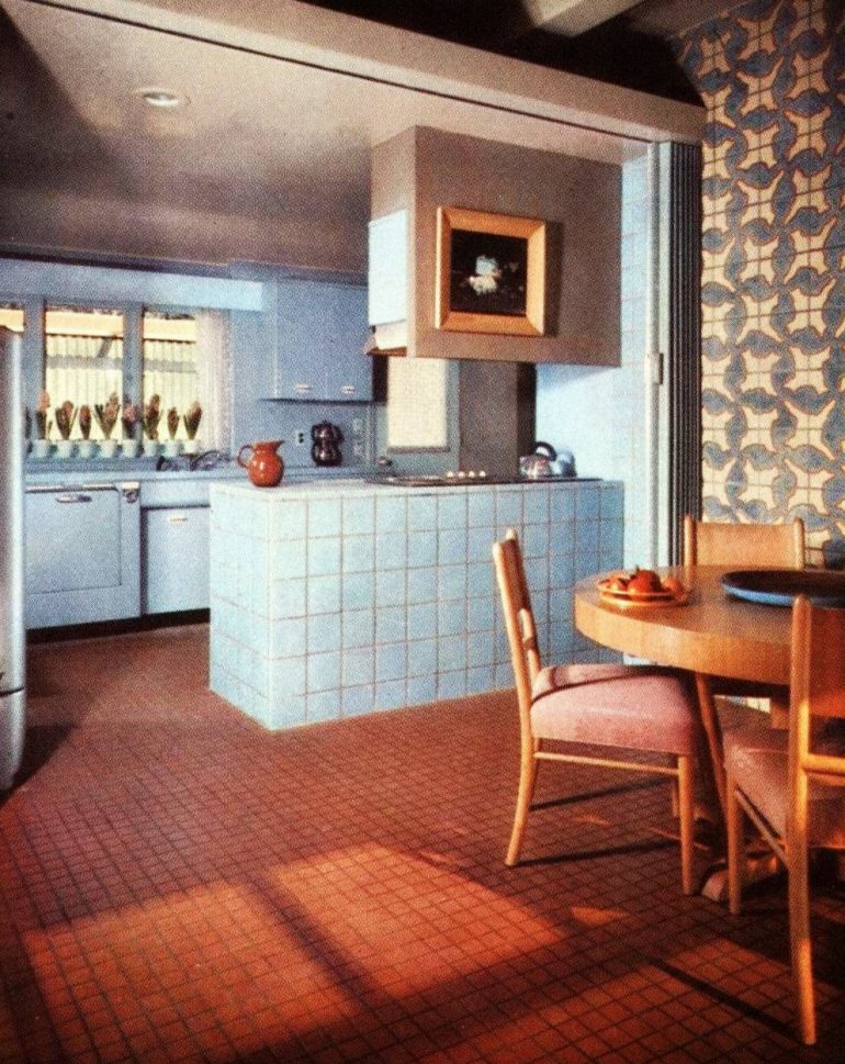 31 vintage 1950s kitchen tile design ideas - Click Americana