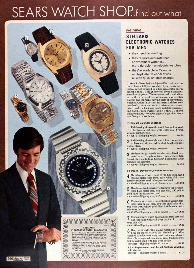 Vintage 1970s watches for men, women & kids in up-to-the minute styles ...
