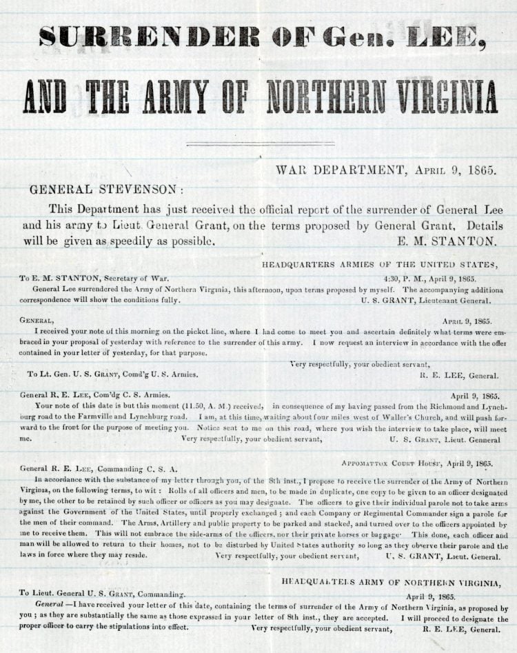 How the Civil War ended, and find out the details of Lee's surrender to ...