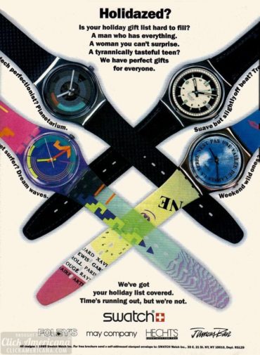 Swatch watches of the 80s & 90s: Remember the colorful watch craze ...