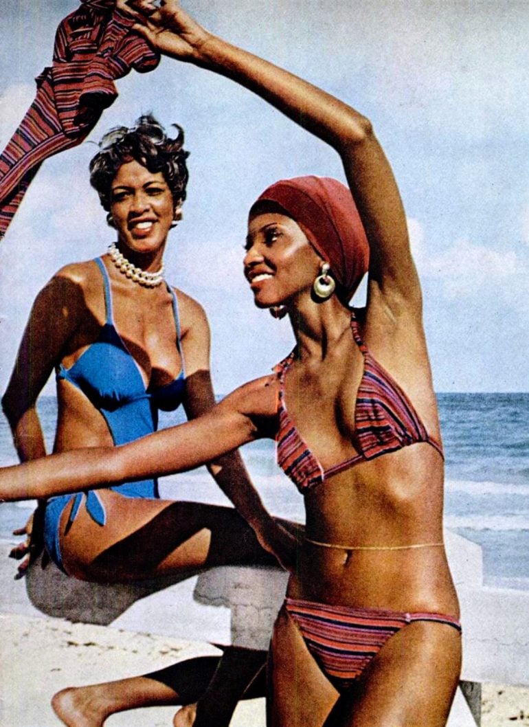 Bold 1970s swimwear for women rocked the beach scene - Click Americana
