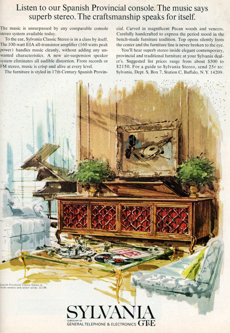 Remember when those huge vintage console stereos were a major trend in ...