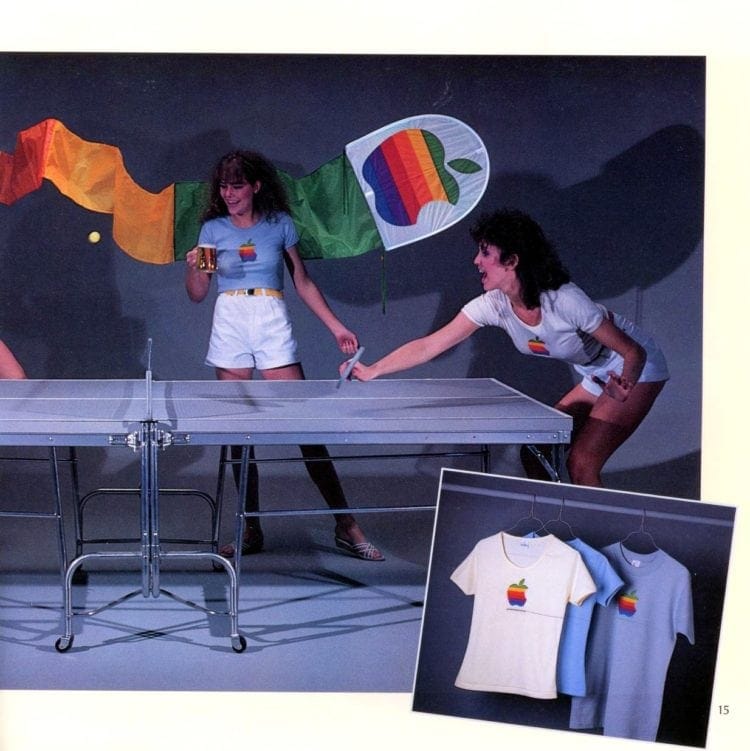 i80s: Retro Apple Computer merch & rainbow-logo clothes from the '80s ...